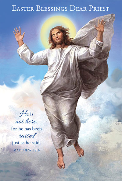 PRIEST EASTER GREETING CARD | Greetings of Faith