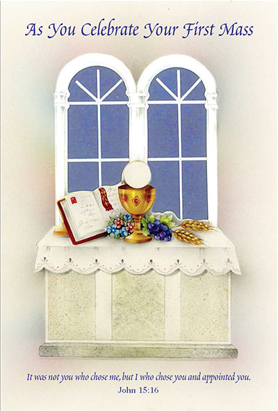FIRST MASS GREETING CARD | Greetings of Faith