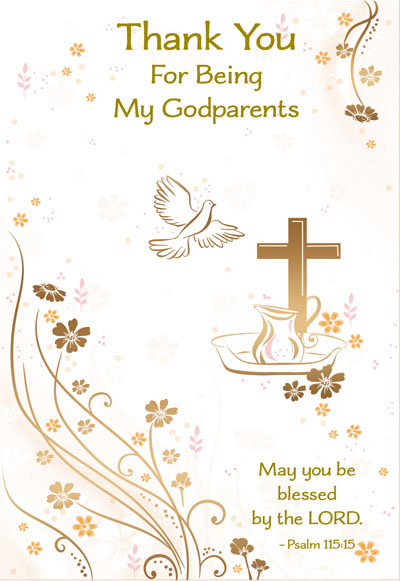 Thank You Letter To Godparents