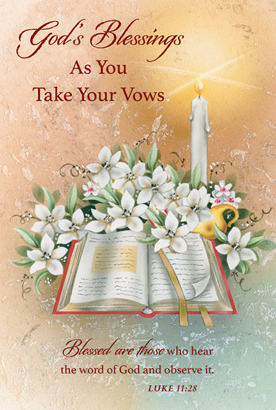 VOWS GREETING CARD | Greetings of Faith